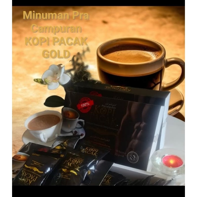 [1BOX 10sachet ]KOPI PACAK GOLD EXTRA POWER(LELAKI) | Shopee Malaysia