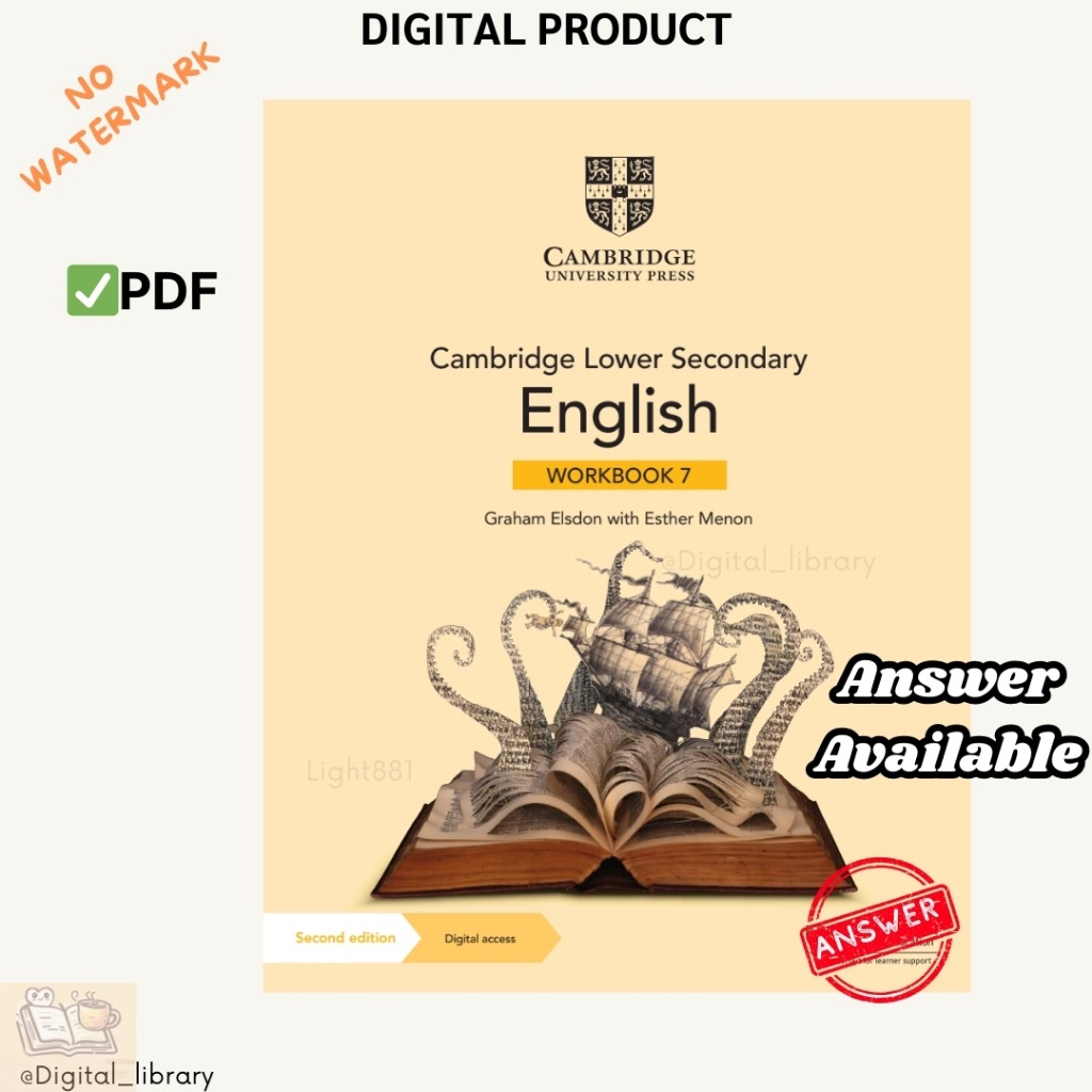 [Year 7] Cambridge Lower Secondary English Workbook 7 (2nd edition) | Shopee Malaysia
