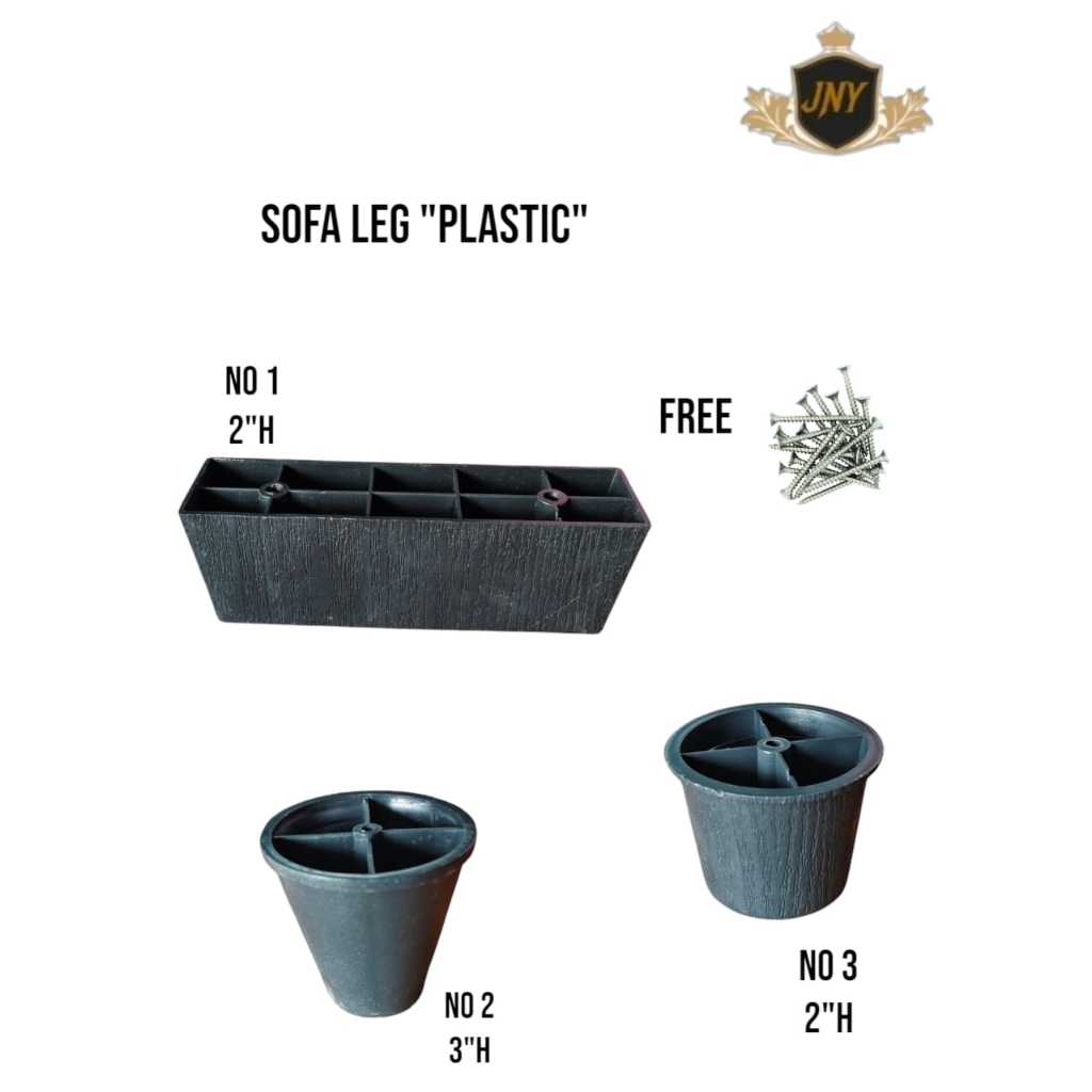 JNY-Sofa Plastic Square Leg DIY Sofa Repair Divan | Shopee Malaysia