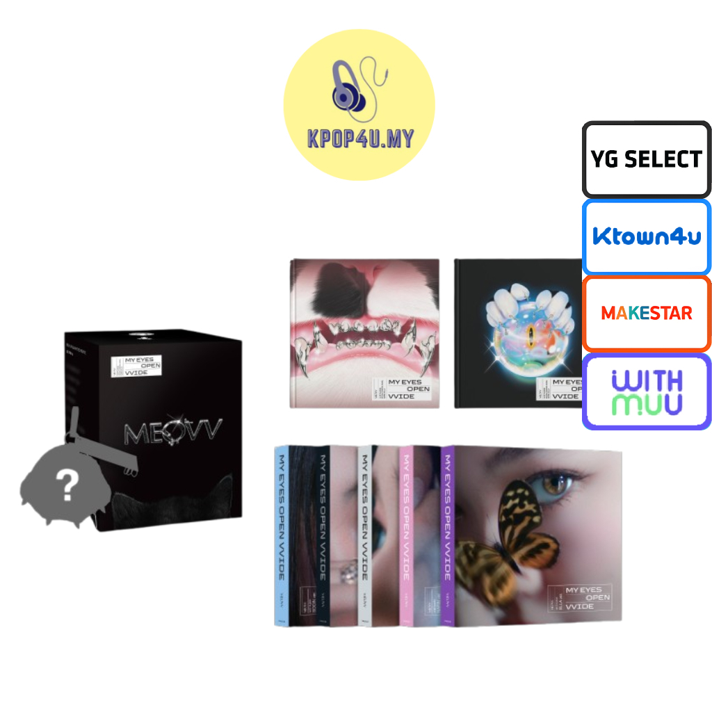 [POB] MEOVV - MY EYES OPEN VVIDE 1ST EP ALBUM PHOTOBOOK / MEOVV / JELLY PAW VER. WIDE | Shopee ...