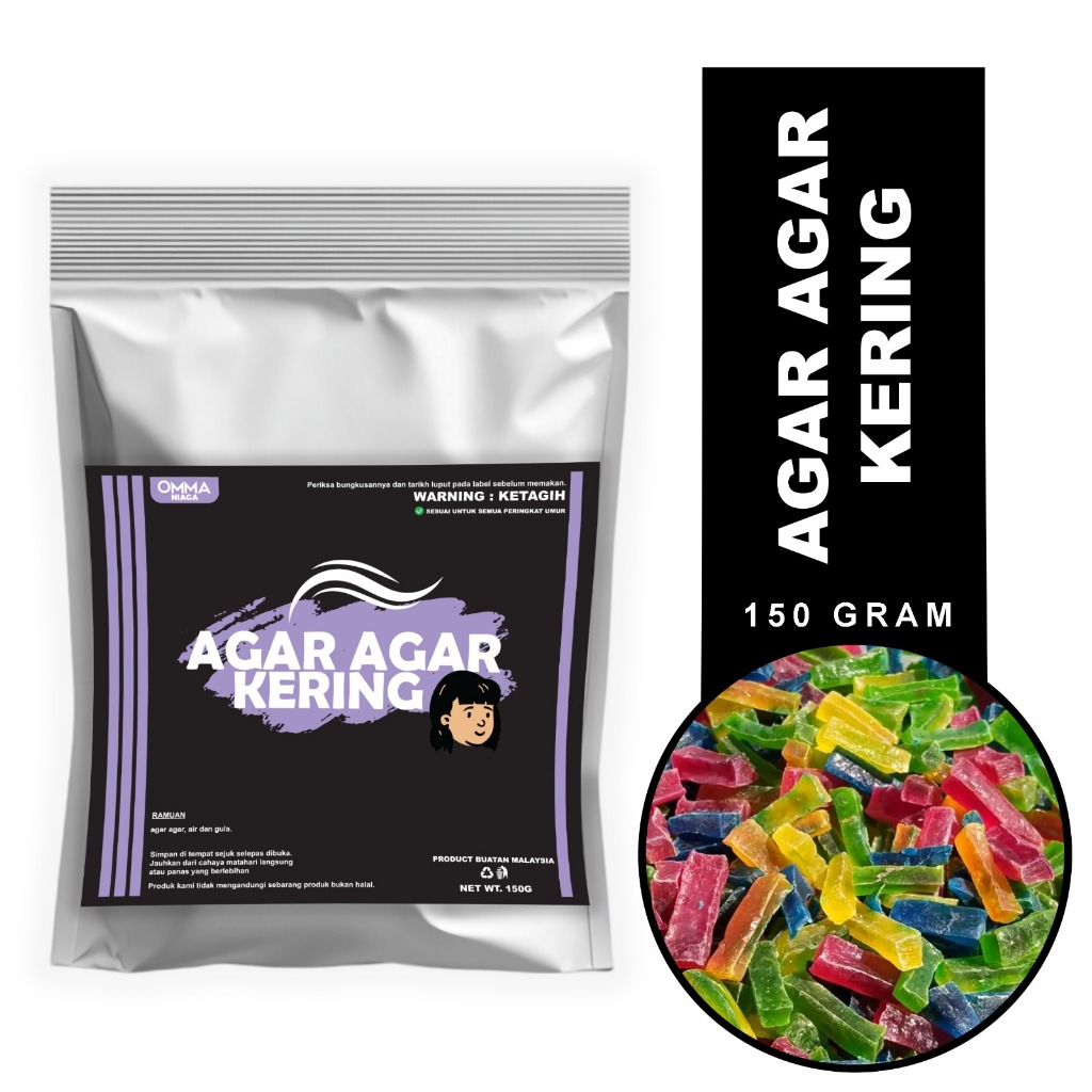 Agar Agar Kering Cik Salmah ( 150 Gram ) | Shopee Malaysia