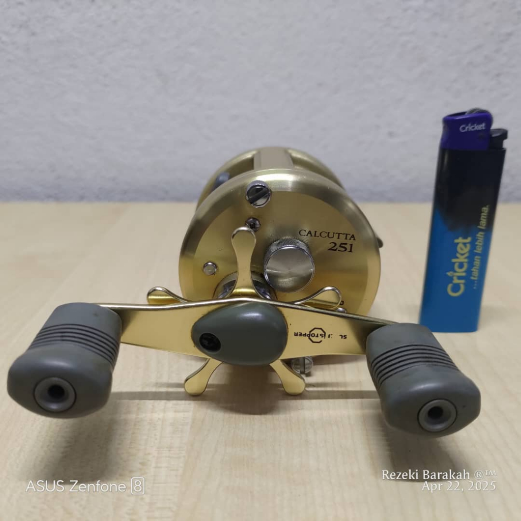 SHIMANO CALCUTTA 251 (LH) Fishing Reel Baitcasting Mesin Pancing Kekili ...
