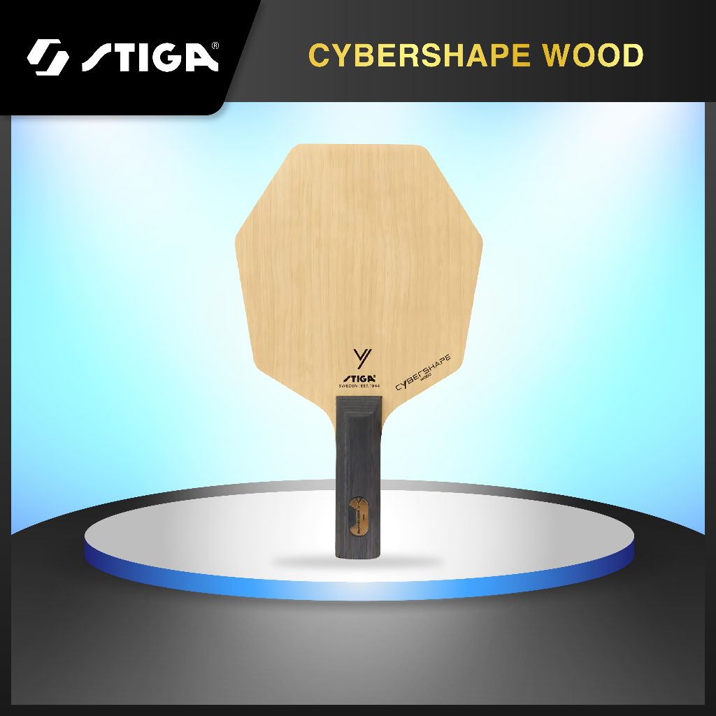 STIGA CYBERSHAPE Wood Table Tennis Racket | Advanced Level | Ping Pong ...