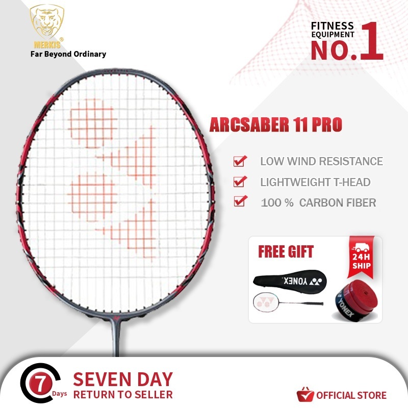 24 SHIP YONEX ARCSABER 11 PRO Badminton Racket Full Carbon Single 4U ...