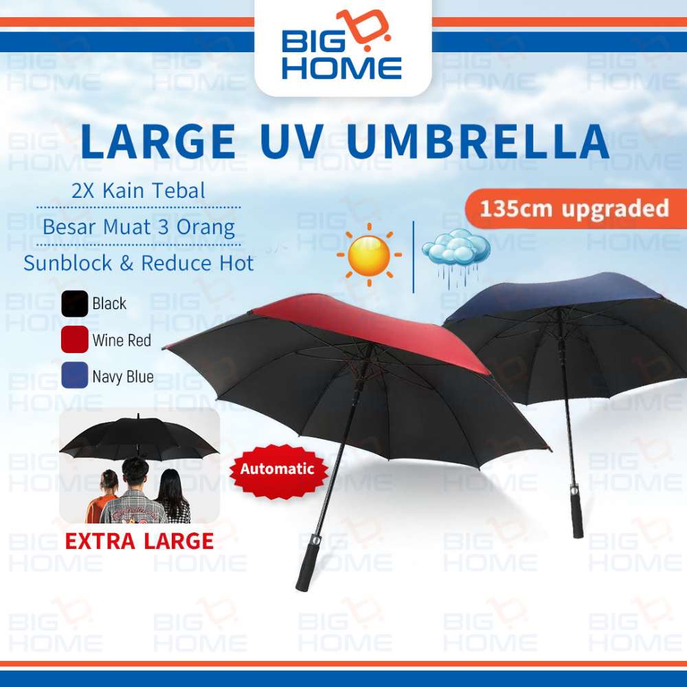Payung Besar UV Umbrella Automatic Big Umbrella Extra Large Payung ...