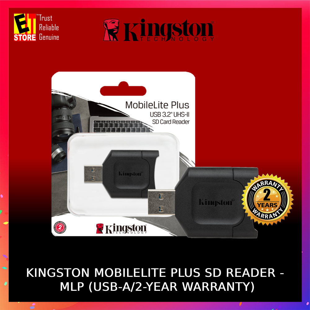 Kingston MobileLite Plus SD Reader - MLP (USB-A/2-year Warranty ...