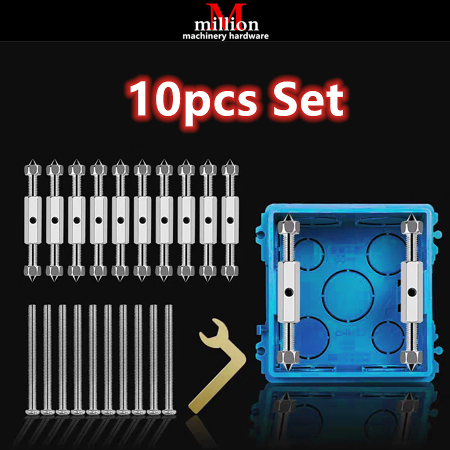 (10pcs) 86-Type Wall Socket Switch Cassette Conseal Box Repair Cassette ...