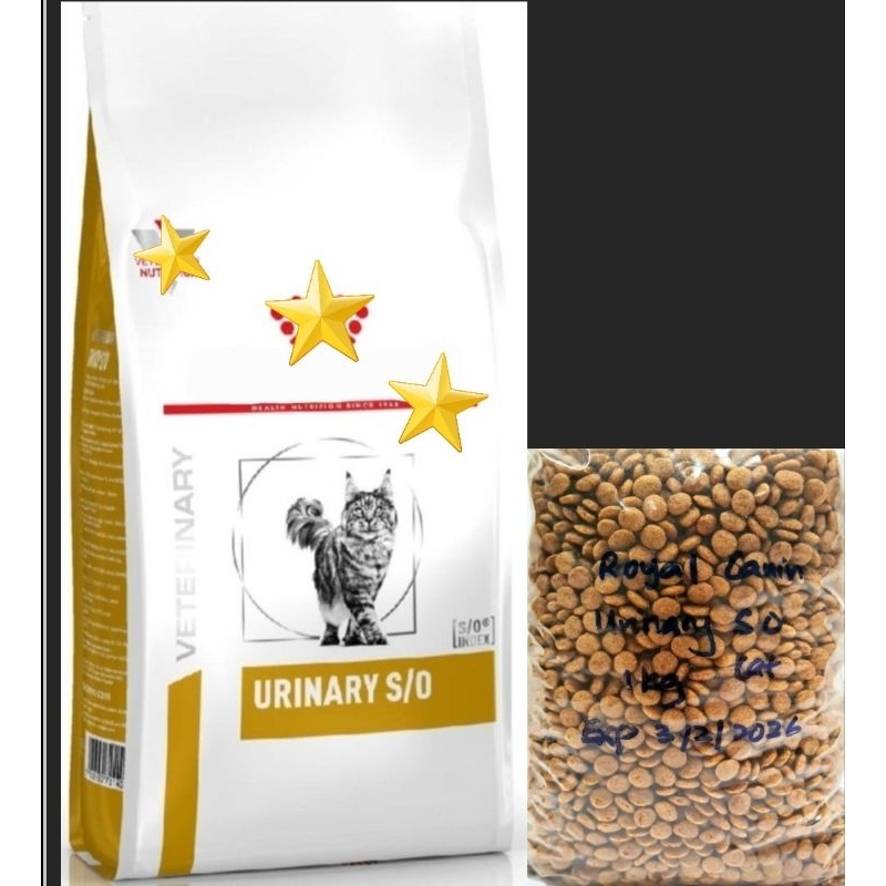 RC Urinary SO Cat repacked 1kg(exp6/2026) makanan kucing masalah ...