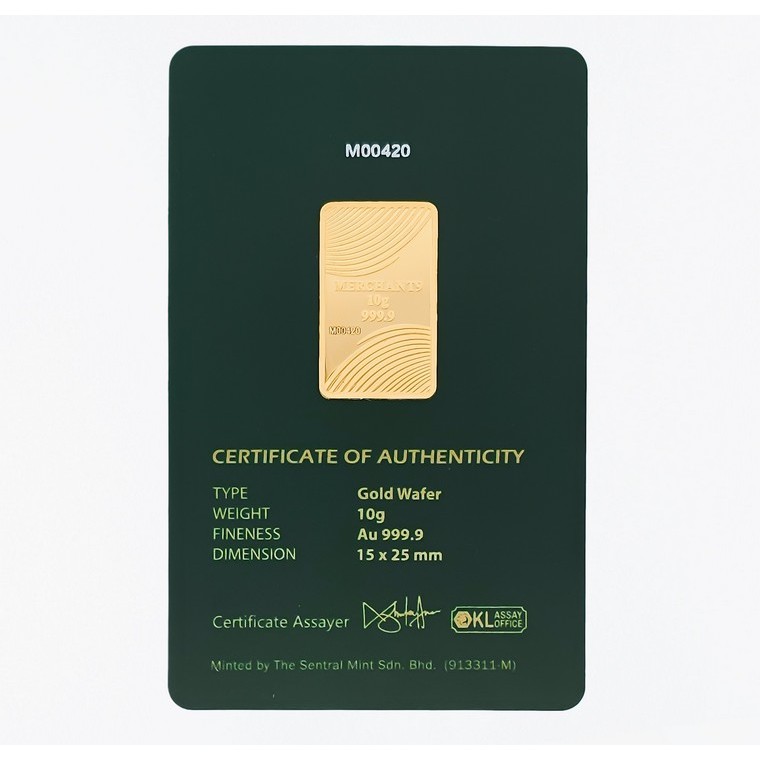Merchant9 Exclusive Collections Gold Bar 9999 (10g) | Shopee Malaysia