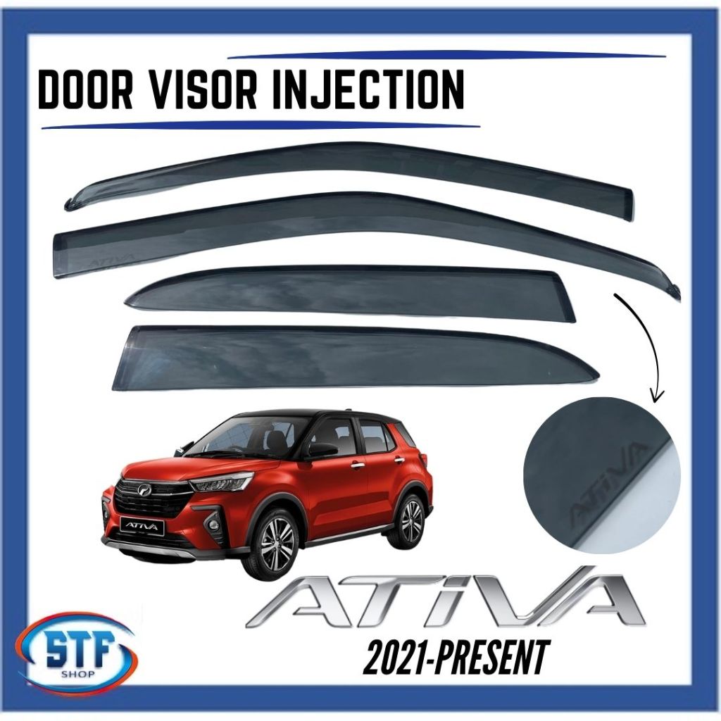 Perodua Ativa D55L 2021-2025 Door Visor Air Press Mugen Style ...