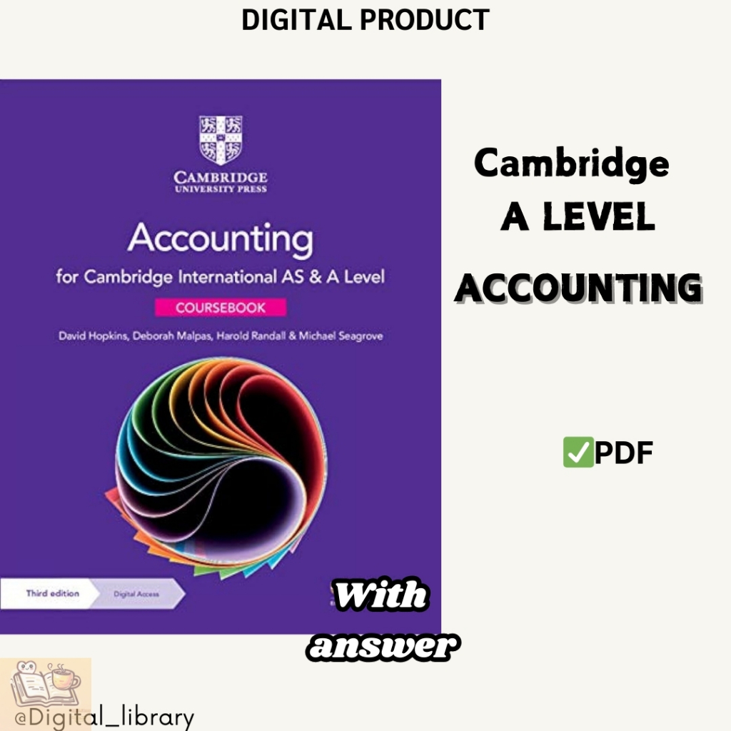 [AC01] Cambridge International AS & A Level Accounting Coursebook / Answers (3rd Edition ...