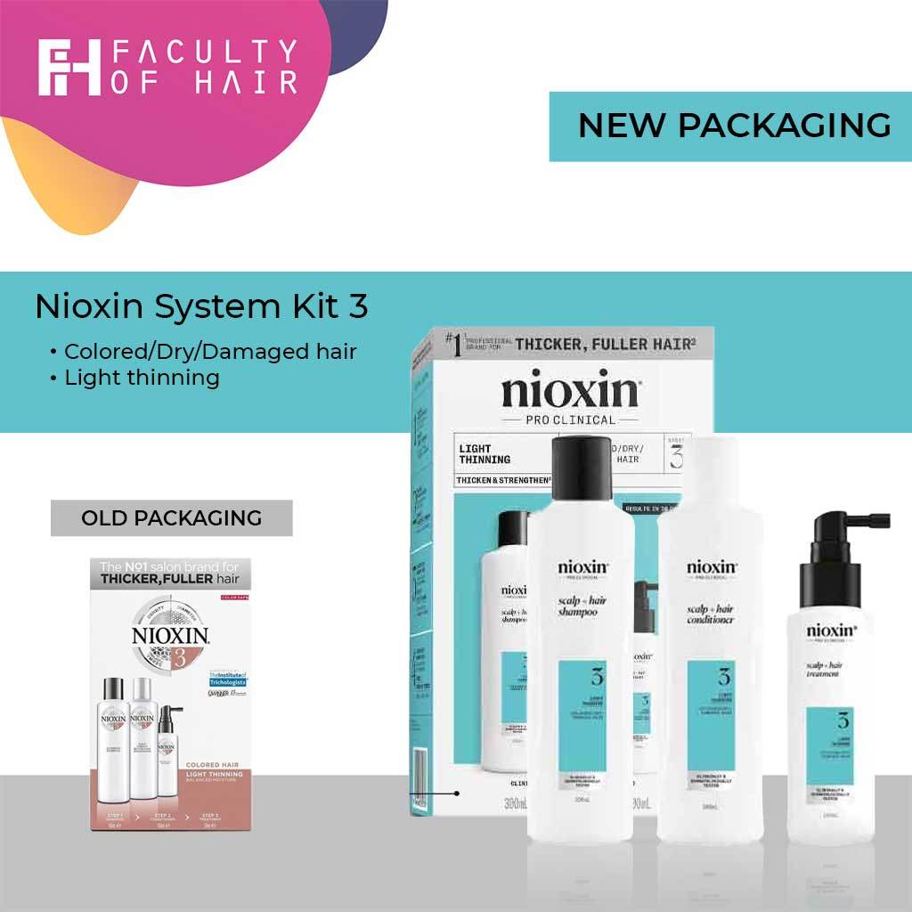 Nioxin System 3 Super Value Trial Kit including Shampoo (300ml ...
