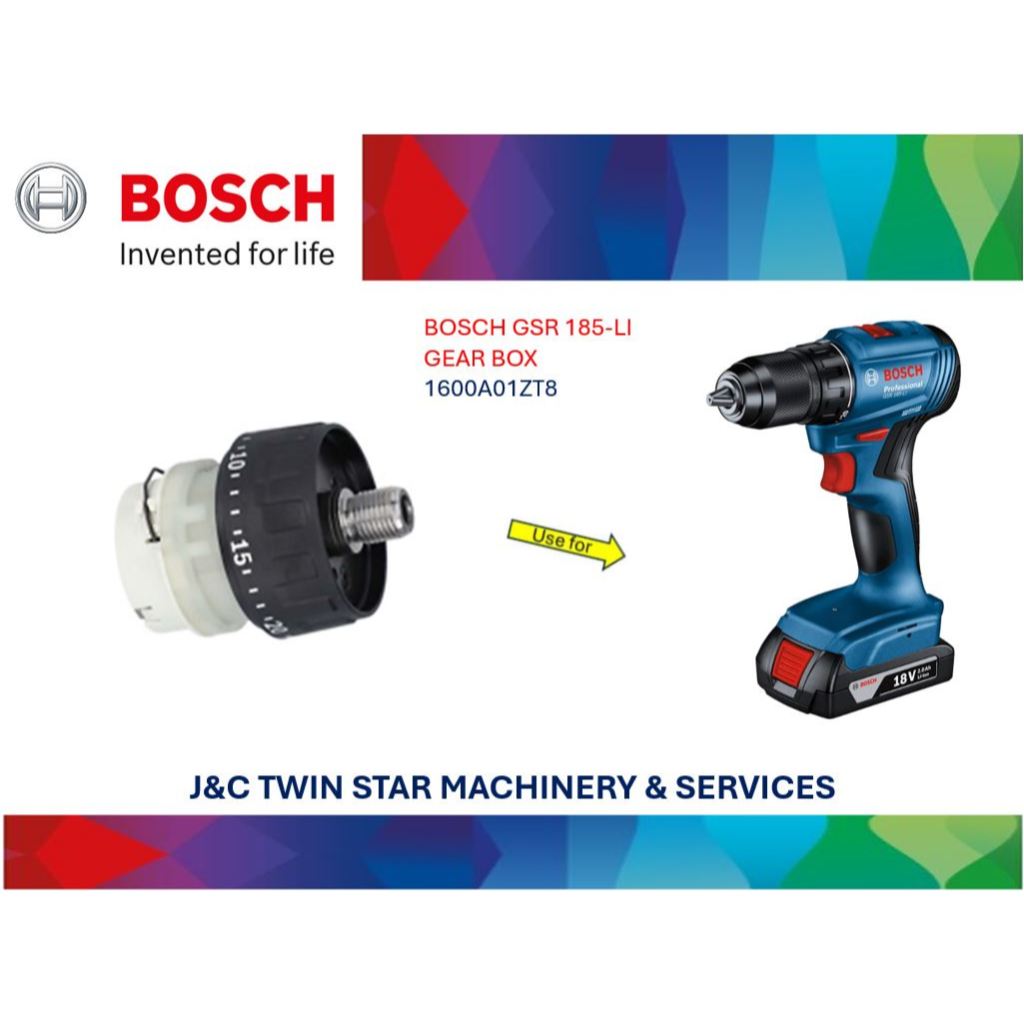 BOSCH GSR 185-LI GEAR BOX 1600 A01 ZT8 | Shopee Malaysia
