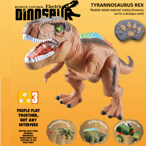 MAINAN Remote Control Walking Dinosaur | Electric Dinosaur Toy with ...