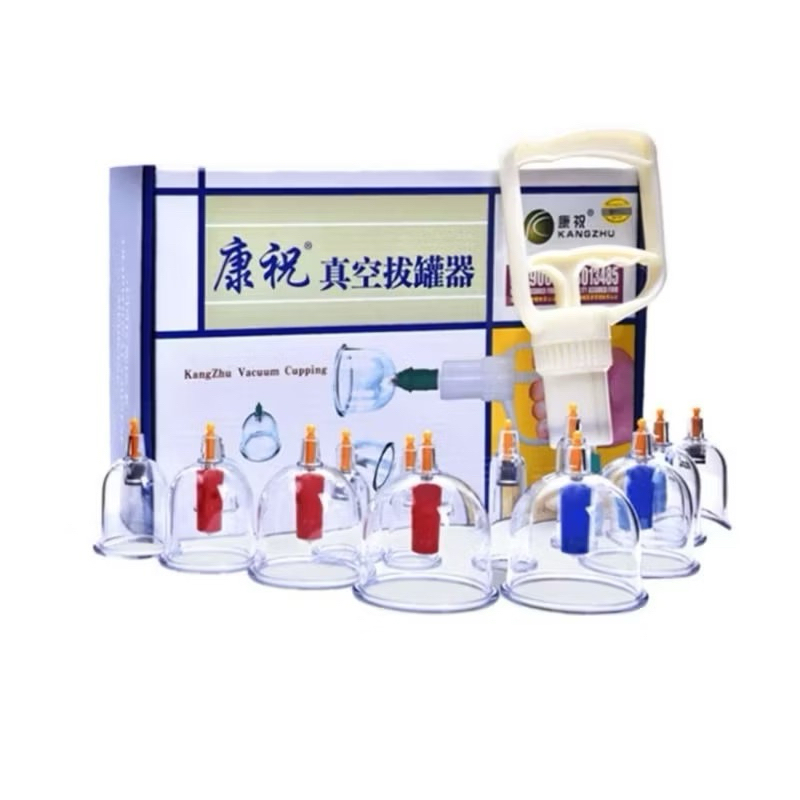Bekam Cup Pump Therapy Vacuum Body KangZhu Biomagnetic Cupping Set (12 ...