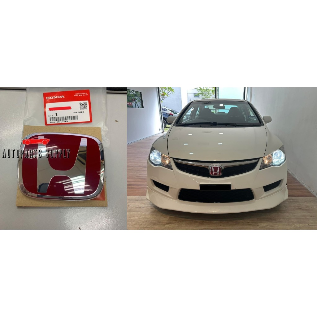 ORIGINAL HONDA CIVIC TYPE R FD2R FD SNW FRONT LOGO EMBLEM REAR LOGO ...