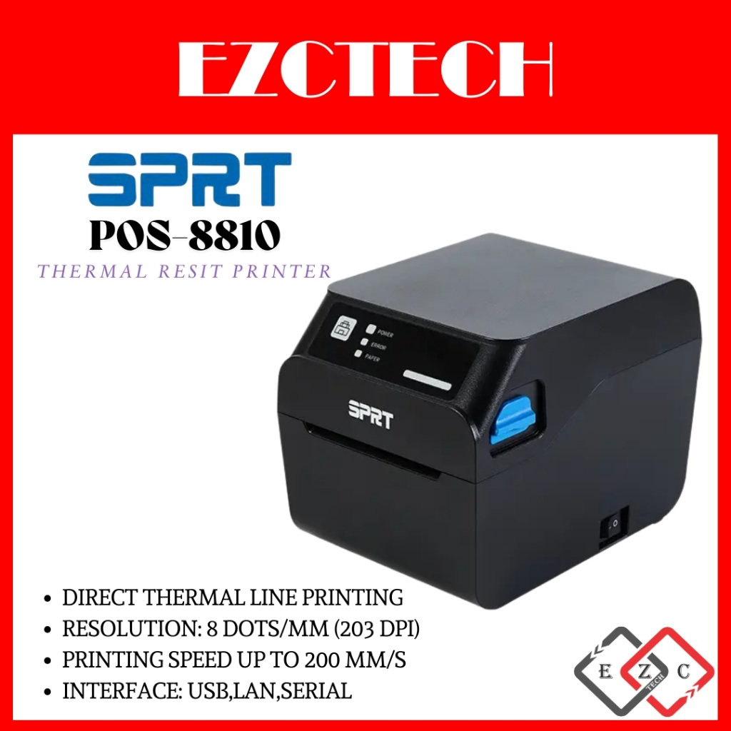 SPRT POS-8810 80MM THERMAL RESIT PRINTER AUTOCUT | Shopee Malaysia