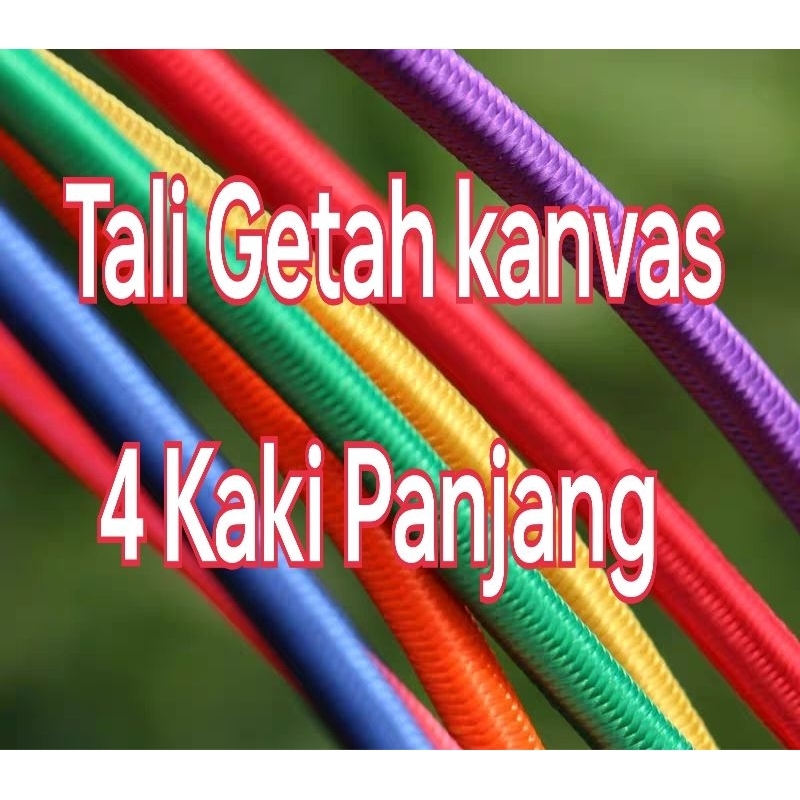 Tali Getah Kanvas 4 Kaki Panjang 10 utas & 15 utas | Shopee Malaysia