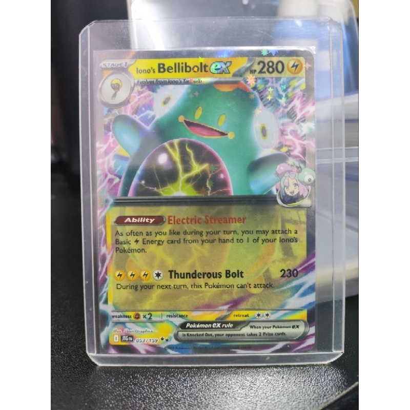 Iono's Bellibolt ex card I Journey Together | Pokemon TCG card I ...