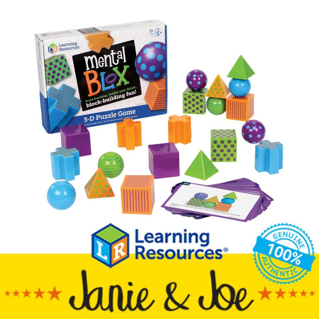 Learning Resources Mental Blox Critical Thinking Game- Age 5-9, Blocks ...