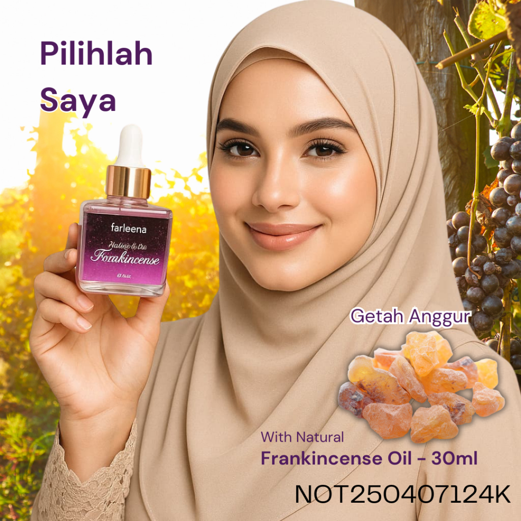 Minyak Pati Frankinsence - Getah Anggur Skincare mempunyai manfaat yang ...
