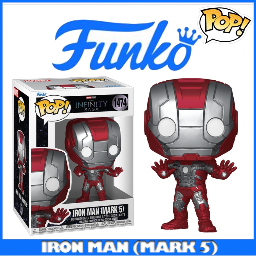 Original Funko Pop The Infinity Saga Marvel Studios 1474 Iron Man (Mark ...