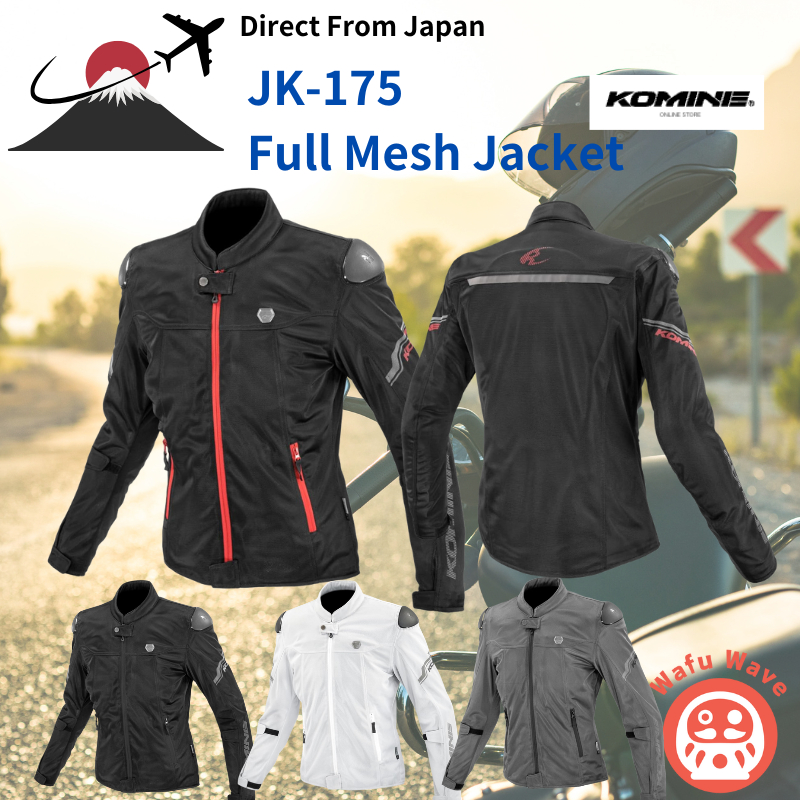 KOMINE 2025 model JK-175 ENIGMA LIGHT Full mesh jacket | Shopee Malaysia