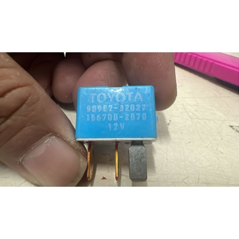 TOYOTA ORIGINAL DENSO RELAY 90987-02027 RELAY AIR CON 4PIN | Shopee ...