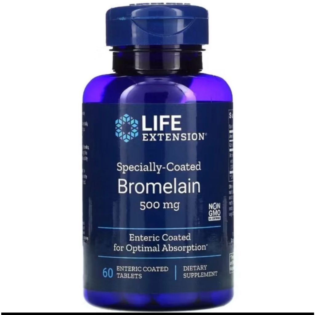 Life Extension, Specially-Coated Bromelain For Joint Health, Cancer ...