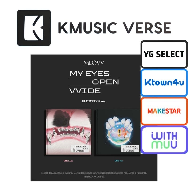 [POB] MEOVV - [MY EYES OPEN VVIDE] 1ST EP ALBUM PHOTOBOOK VER. | Shopee Malaysia