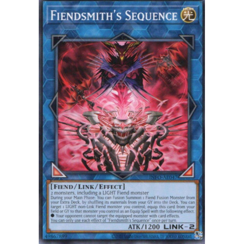 Yugioh INFO-AE047 Fiendsmith's Sequence (N) | Shopee Malaysia