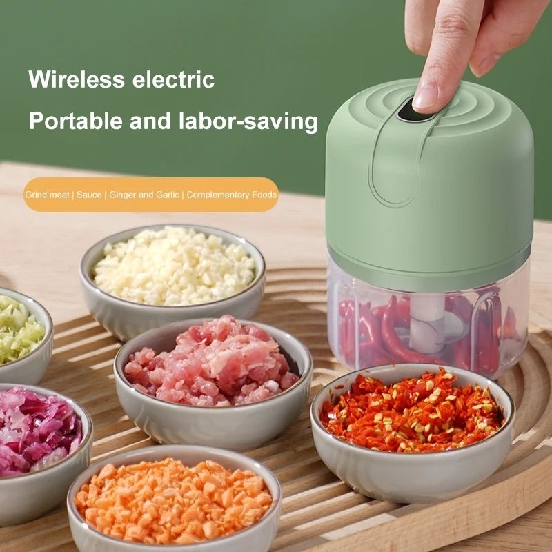 Mini Blender Garlic Chopper Electric Food Chopper Portable Blender Food ...