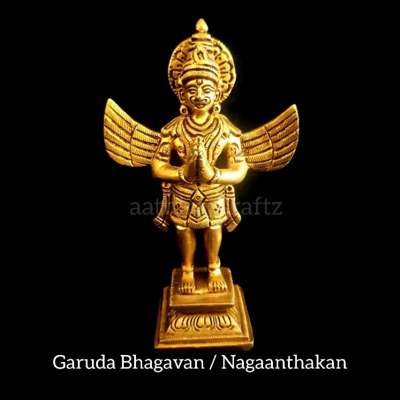 Garuda Bhagavan / Nagaanthakan Idol Statue Brass Antique Finish Goddess ...