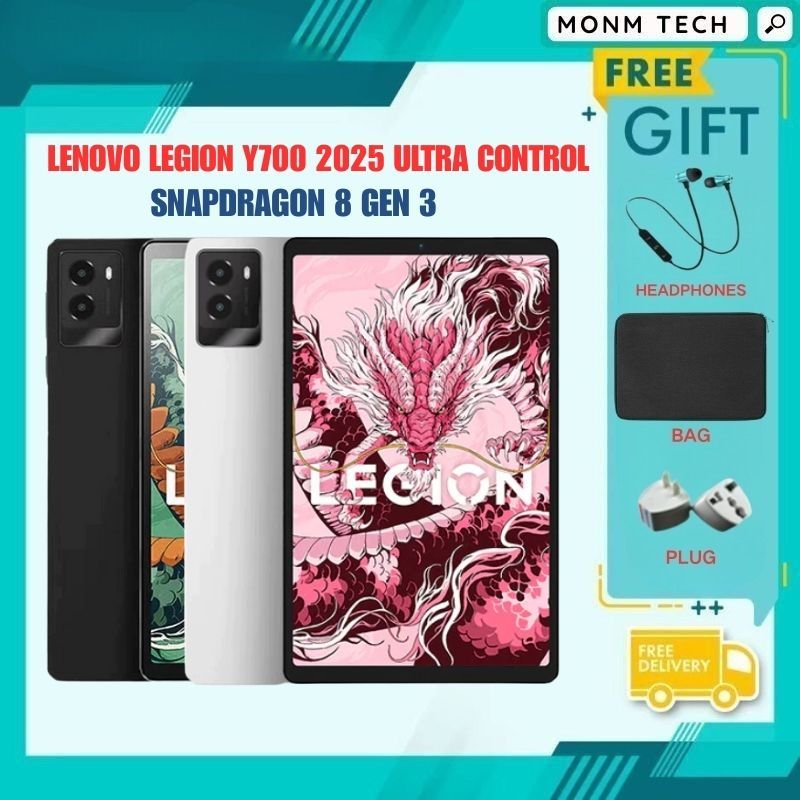 Lenovo Legion Y700 2025 Ultra Control Edition Snapdragon 8 Gen 3 8.8 inch 2.5K 165Hz Gaming ...