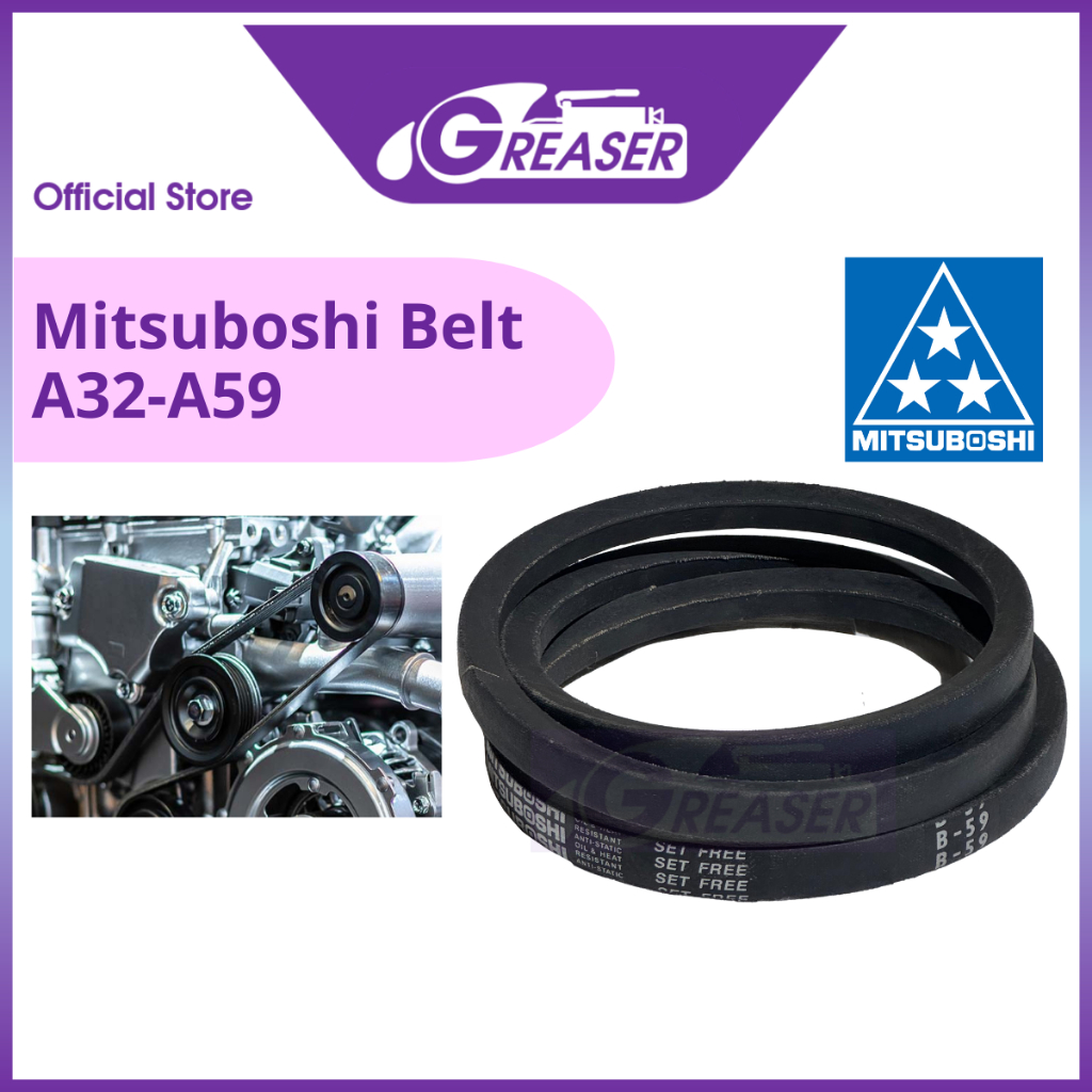 MITSUBOSHI Belt V (Type A) Size A32 - A59 (Machinery / Tractor ...