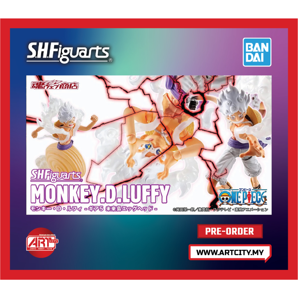 Bandai S.H.Figuarts - SHF Monkey D Luffy - Gear 5 - Son God Nika ...