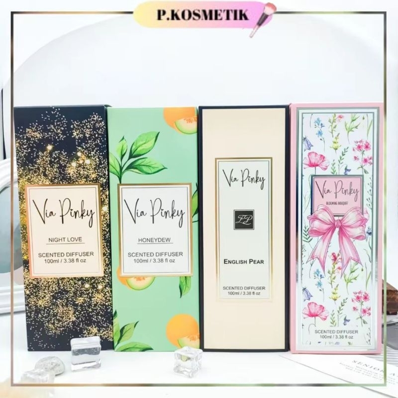 Diffuser Rumah VIA Pinky Pewangi & Minyak Aroma 100ML Diffuser Rumah ...