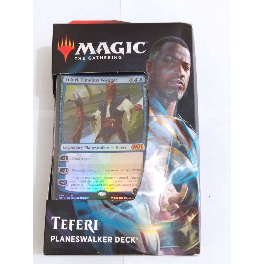 Planeswalker Deck SEALED Teferi, Timeless Voyager (Magic Core Set 2021 ...