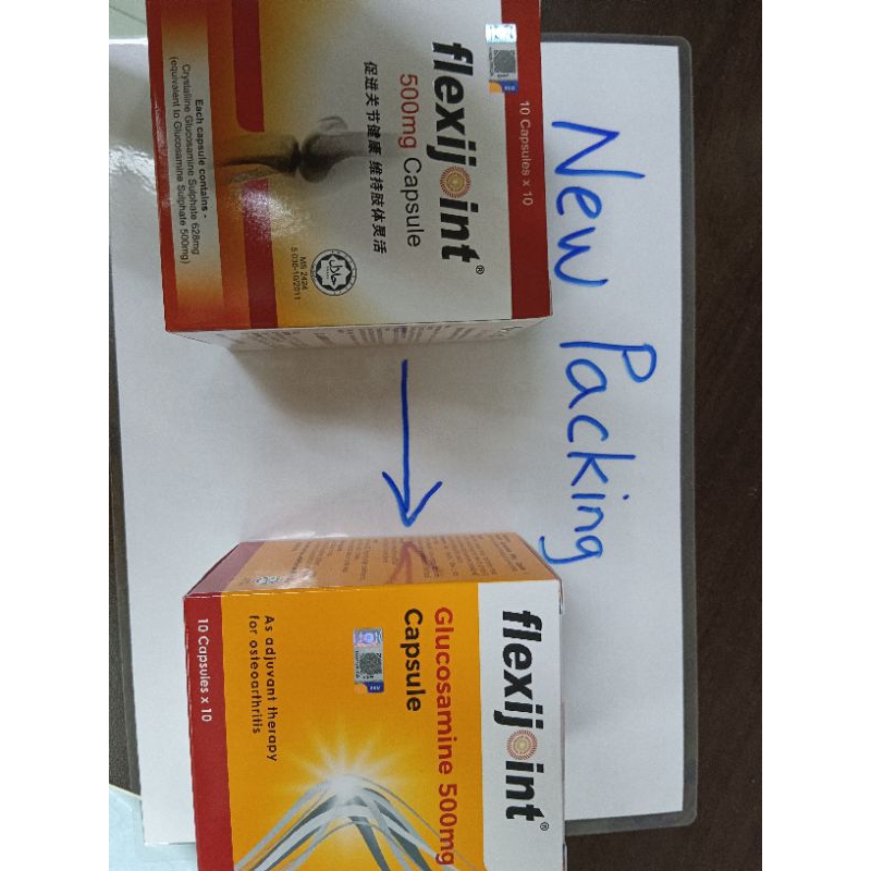 Flexijoint 500mg 10 biji/capsules X10(100 biji/capsules) | Shopee Malaysia