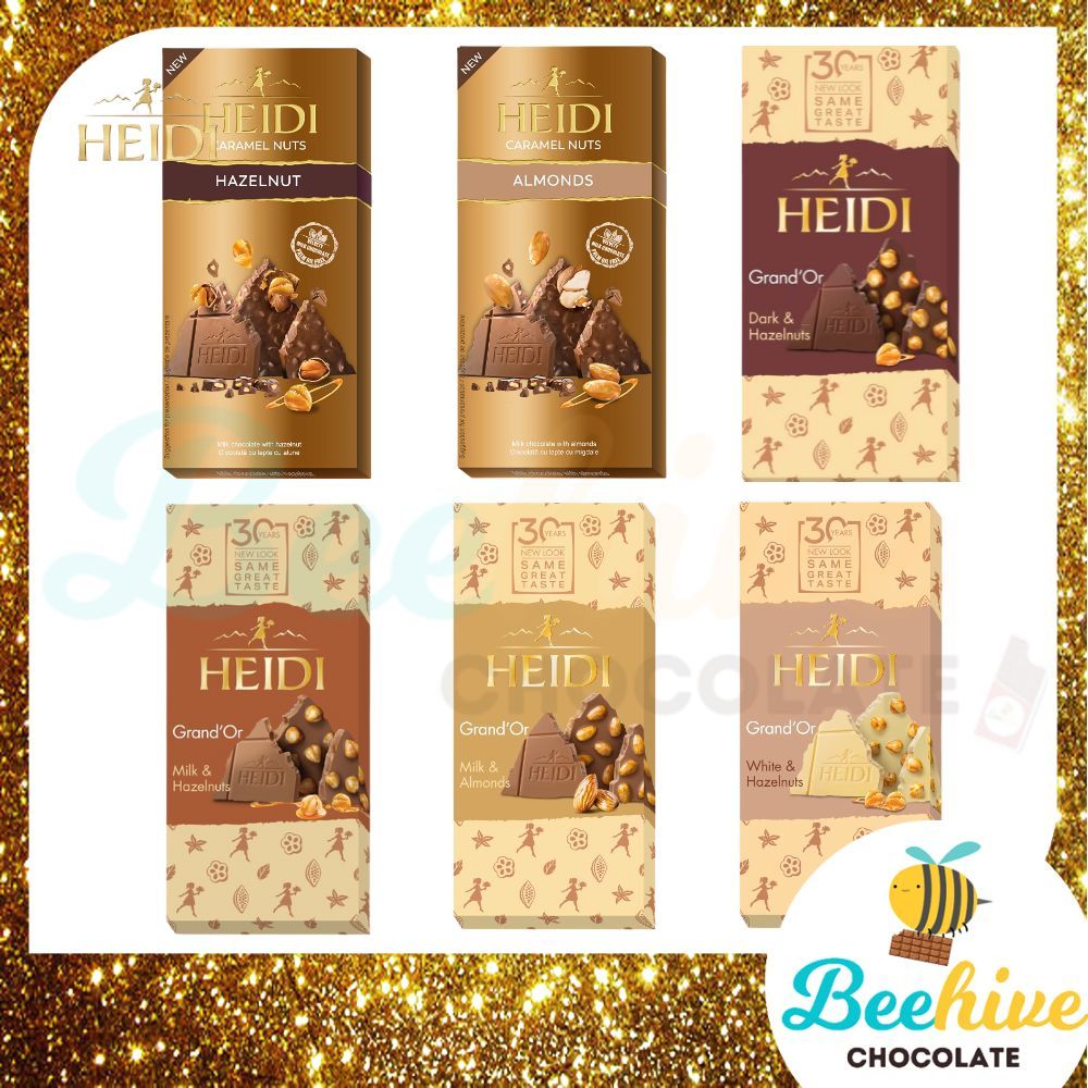Heidi Assorted Chocolate Bar 80g - 100g / Heidi Aneka Coklat Bar 80g ...