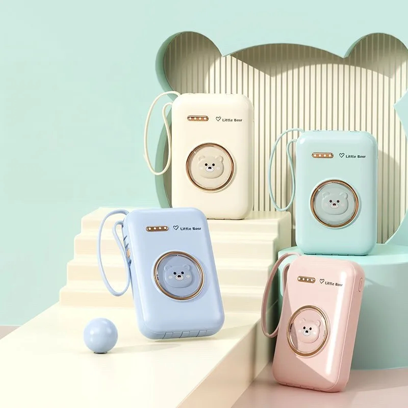 Mini Cute Power Bank Portable Large Capacity Battery Fast Charging ...