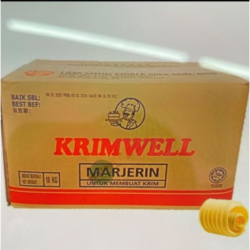 Krimwell Margarine Lam Soon 1kg | 500g | 100g (Repack) | Shopee Malaysia