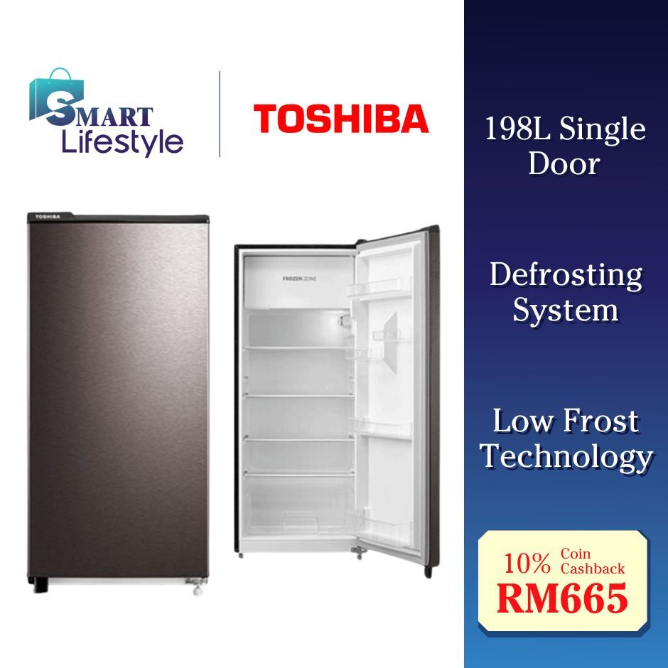 Toshiba Single Door Refrigerator (198L) GR-RD247CM-DMY(37) | Shopee ...