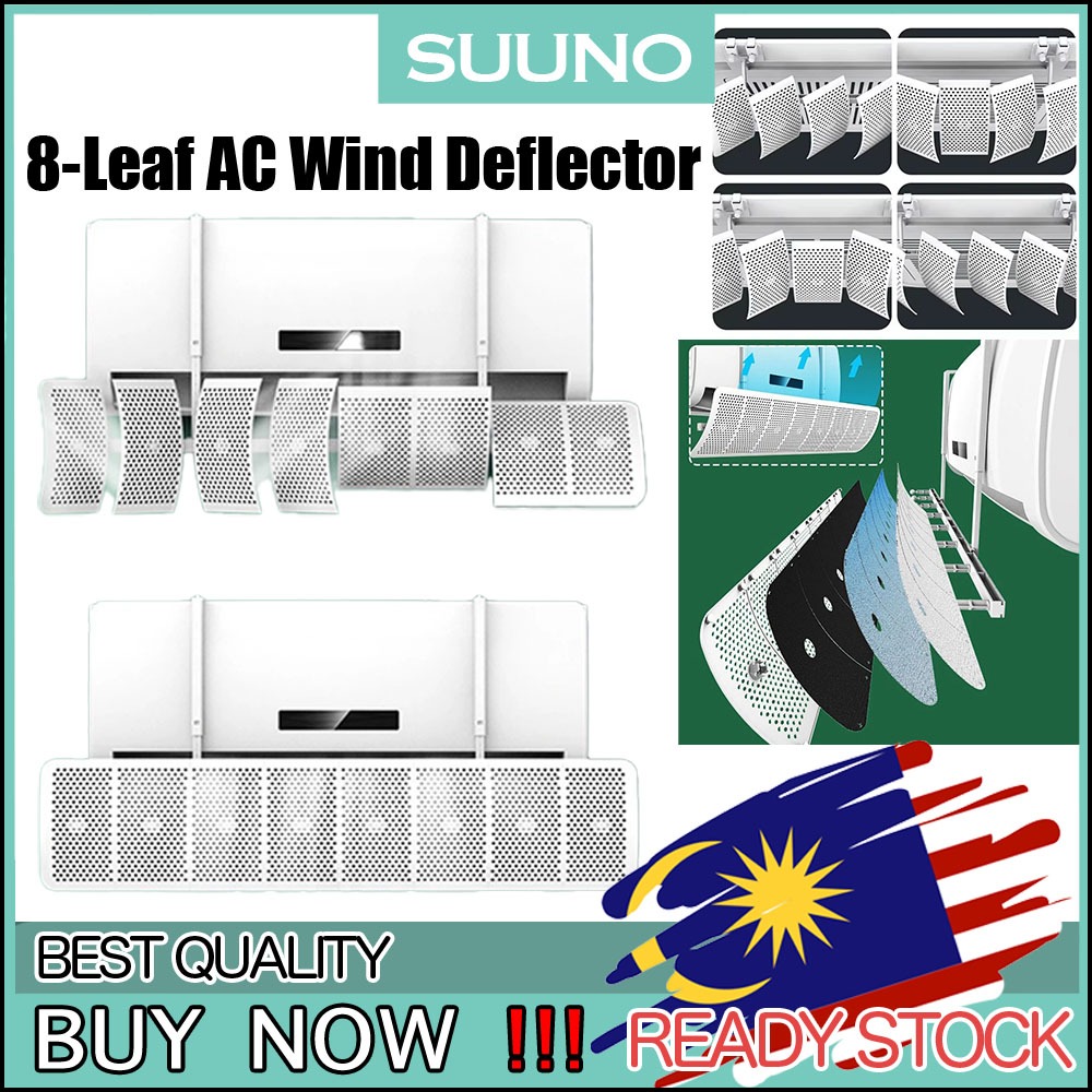 8 Leaf Air Conditioning Anti-Direct Blowing Outlet Baffle Wall-Mounted ...