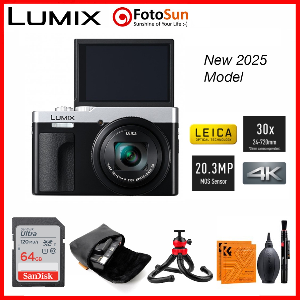 Panasonic LUMIX TZ99 30X selfie digicam 4K VIDEO | Shopee Malaysia
