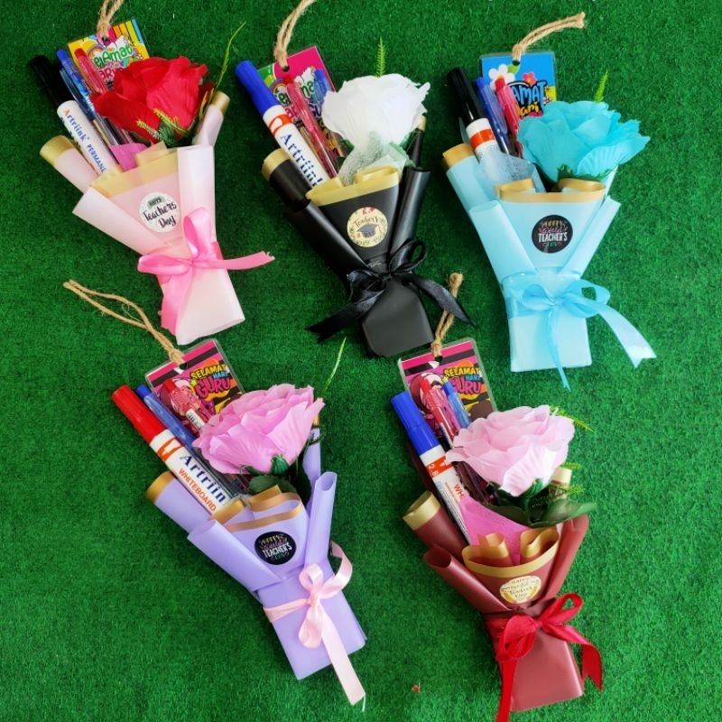 Mini Bouquet Hari Guru Set Hadiah Hari Guru Teachers Day Gift Set ...