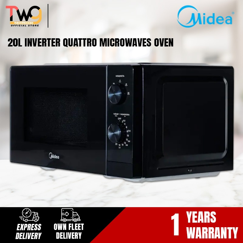 MIDEA 20L INVERTER QUATTRO MICROWAVES OVEN | MM7P012MZ | Shopee Malaysia