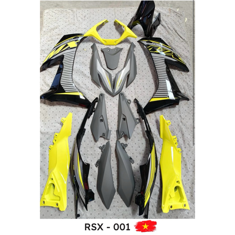 🇻🇳HONDA 100% ORIGINAL RSX 150 COVER SET CUSTOM MX-KING LEMON🍋（SIAP ...