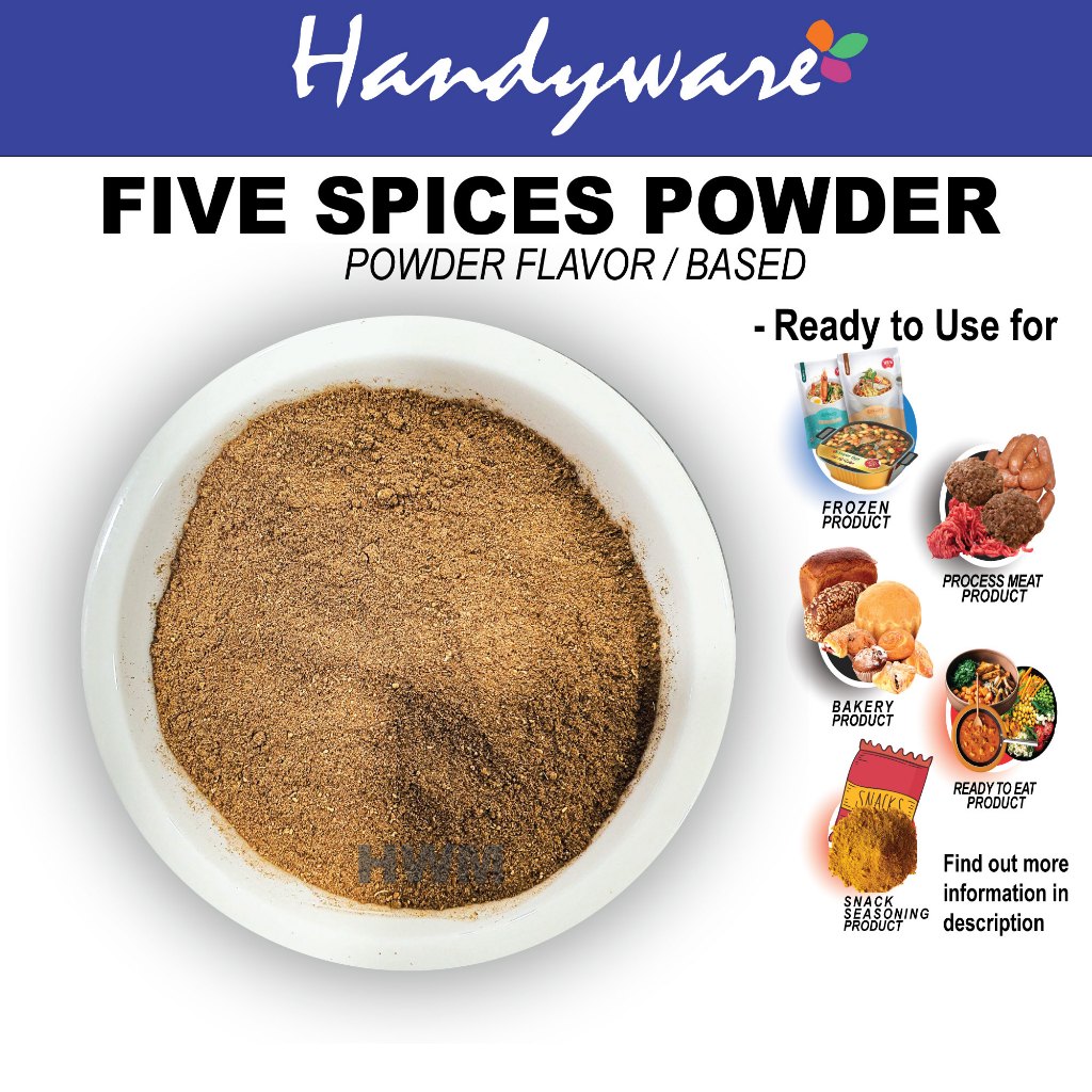 HWM094 - FIVE SPICES POWDER / SERBUK 5 REMPAH 100G, 250G, 500G | Shopee ...