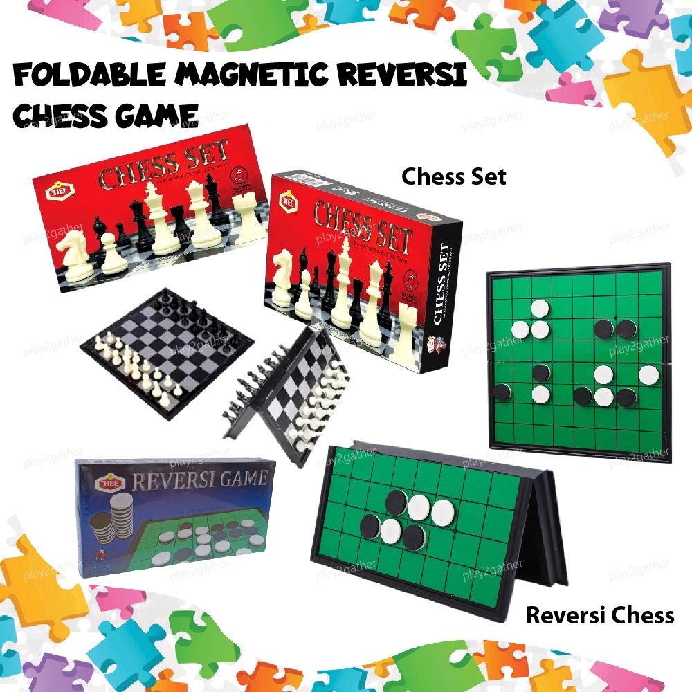 24cm Magnetic Folded Reversi Board Game Children Family Game Gift ...